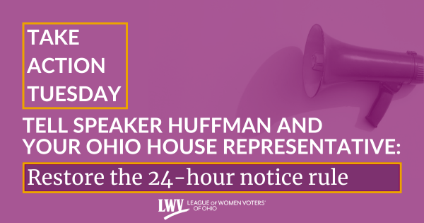 Restore the 24-hour notice rule